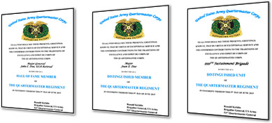 Quartermaster Honors Program | Regimental Office | Quartermaster Corps ...
